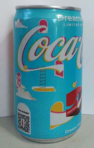 Coca-Cola "Dreamworld" 2023 NEW FULL USA Premium 7½oz Can Coke Tropical ...