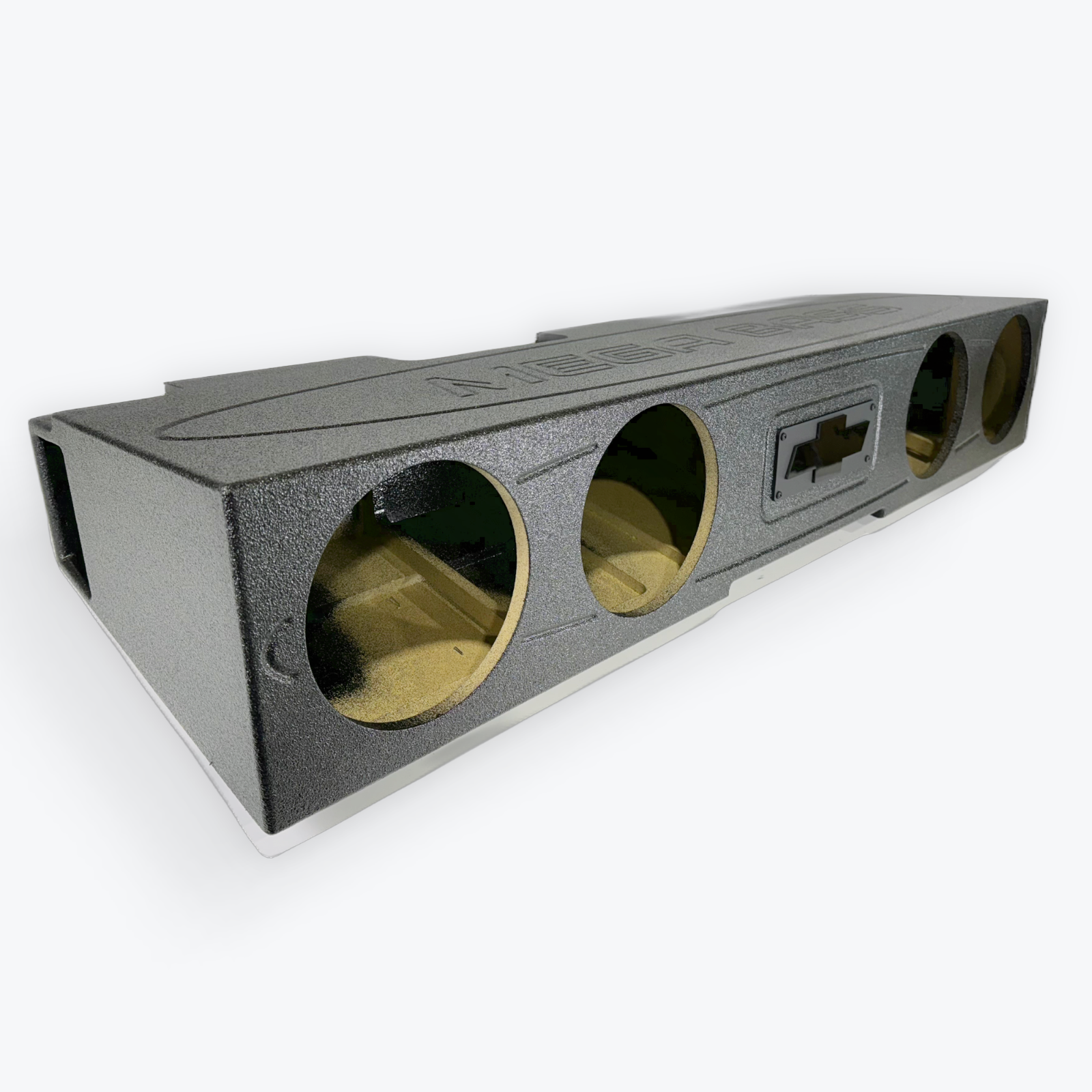 Silverado Sierra 07-18 Crew Cab Subwoofer Box Enclosure 4x8 Ported ...