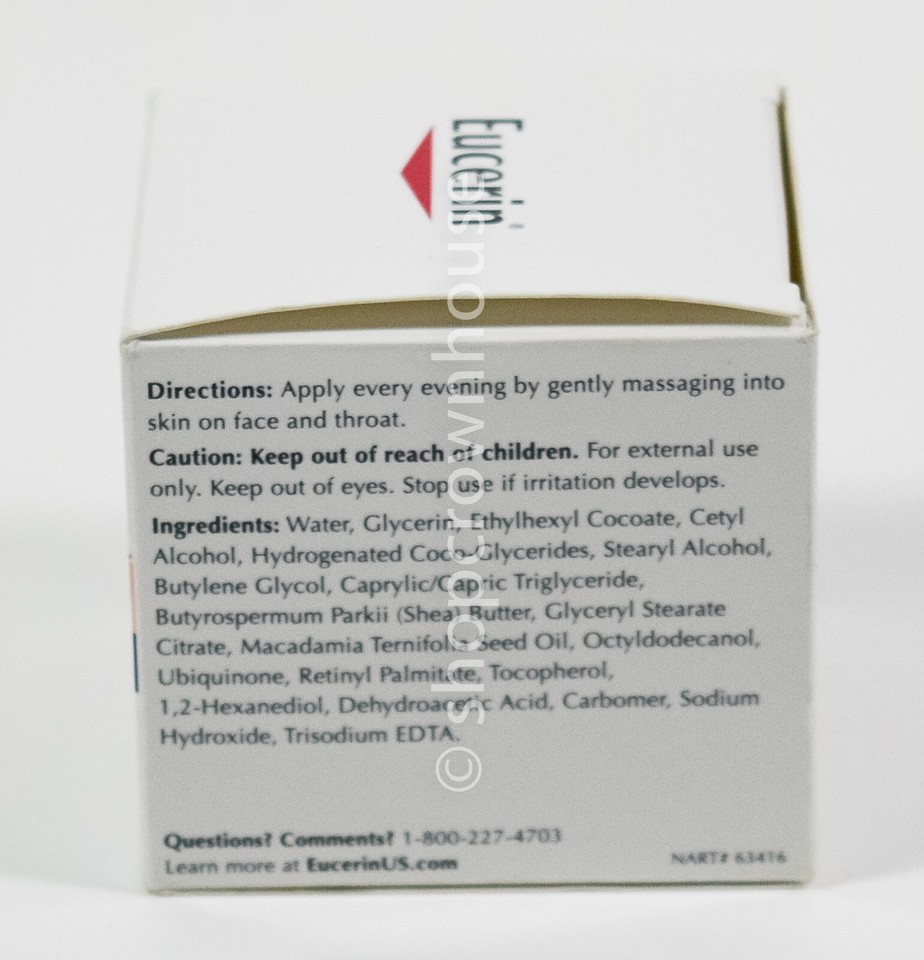 Eucerin Q10 ANTI-WRINKLE sensitive Skincare 1.7oz +Pro Retinol NIGHT ...