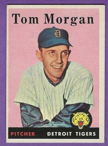 1958 Topps - #365 Tom Morgan - Detroit Tigers - VgEx+ | eBay