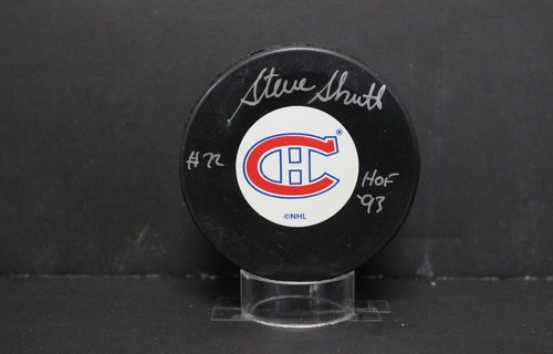 Steve Shutt Signed (HOF 93) Official Canadiens Puck Autograph PSA/DNA ...