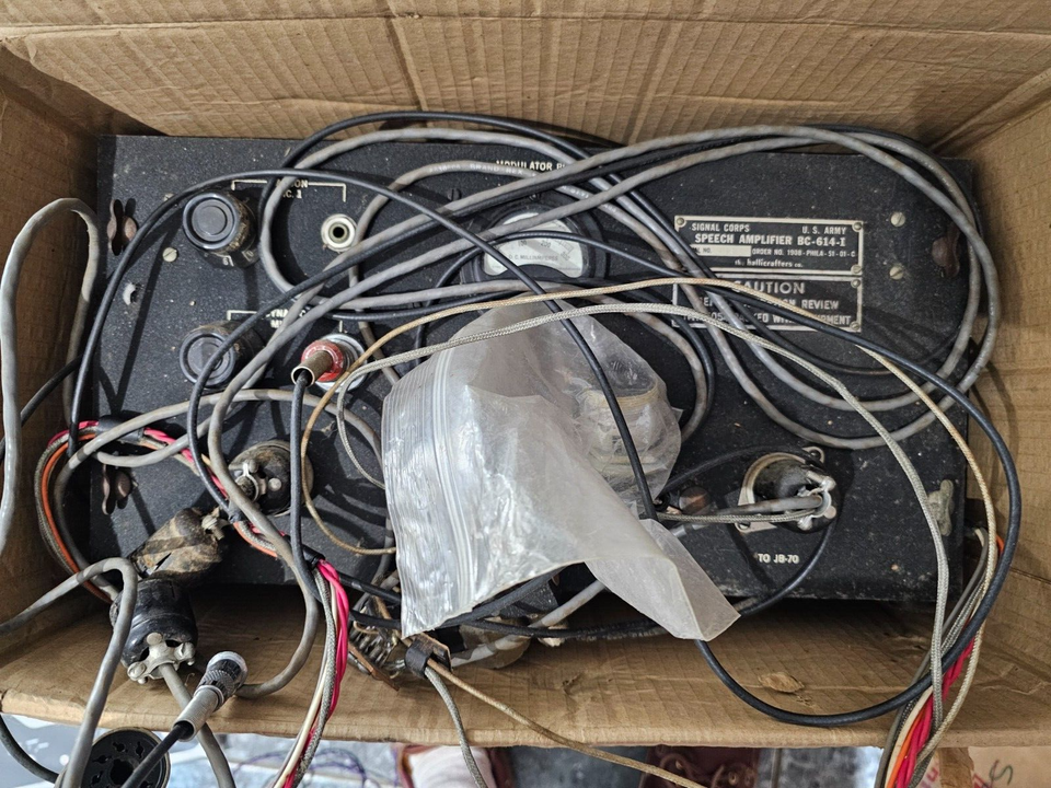 B&W Barker & Williamson BC-610 T368 Transmitter Complete With Extras ...