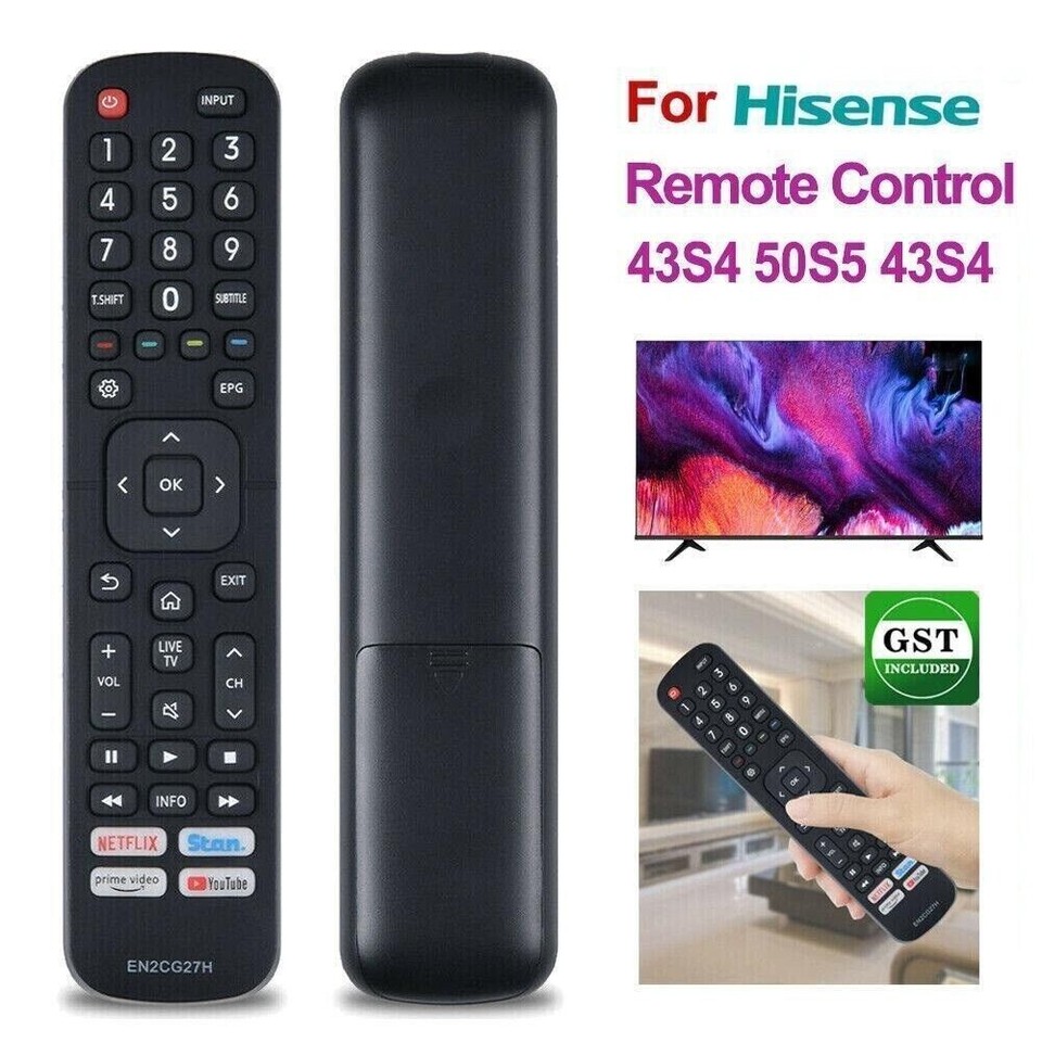 NEW Remote Control For Hisense TV EN2CG27H 43S4 50S5 43S4 NETFLIX PRIME ...