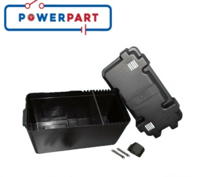Leisure Battery Box Large With Straps Caravan Camper Boat Motorhome ...