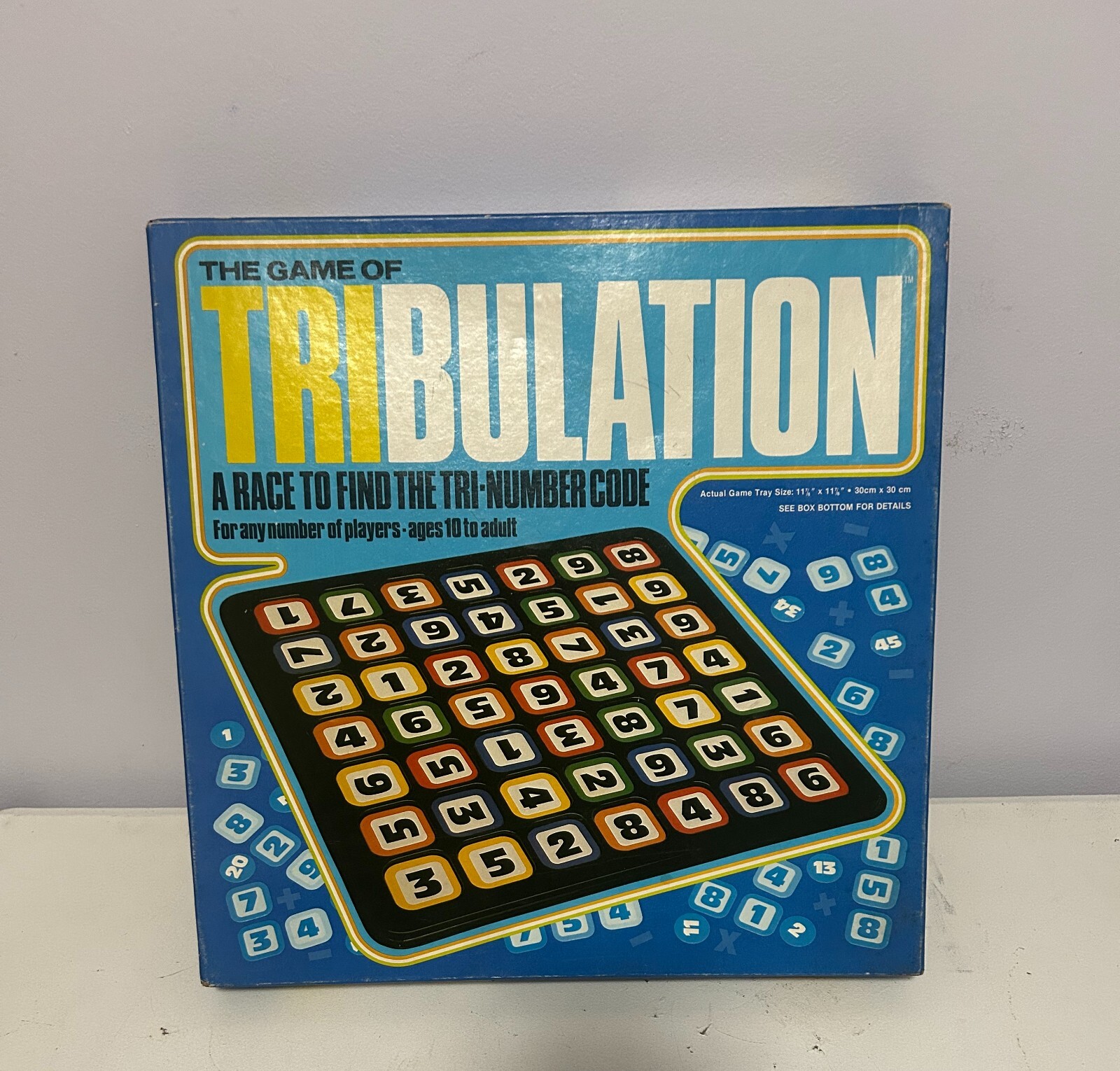 Vintage 1981 The Game Of Tribulation Tri Number Code Board Game Math ...