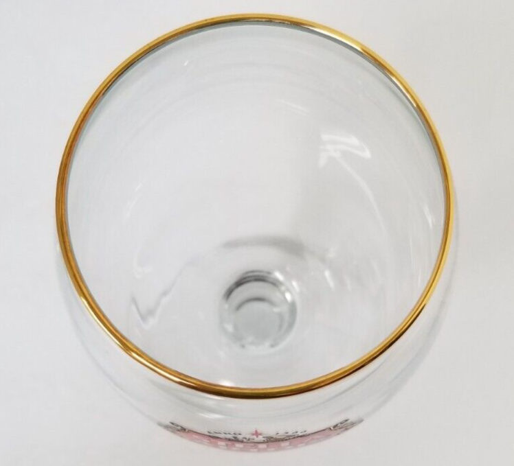 Set of 4 STELLA ARTOIS Beer Glass Gold Rim Logo 50cl Half Liter Litre ...