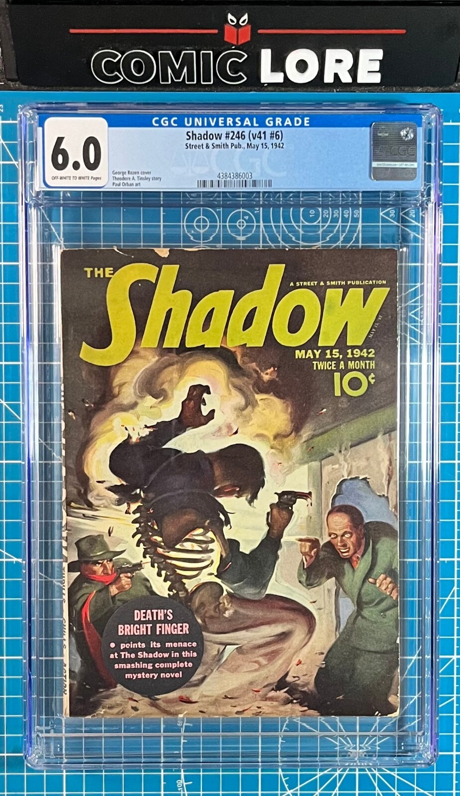 PULP - The Shadow #246 (v41 #6) CGC 6.0 May 1942 - Skeleton Cover | eBay