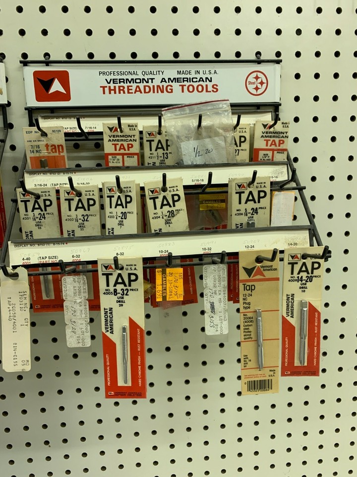 Vermont American Tap and Die Vintage Threading Tools Hard Chrome Finish ...