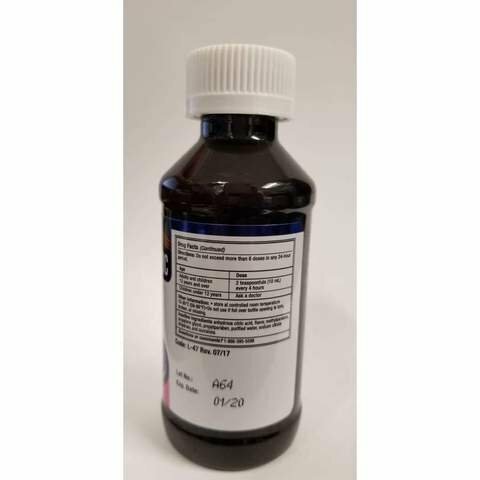 Tusnel Diabetic Cough Suppressant/Expectorant Alcohol Free Apple Banana ...