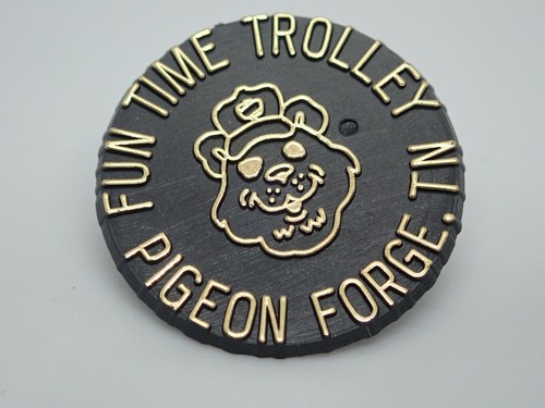 Fun Time Trolley Pigeon Forge TN Vintage Lapel Pin | eBay