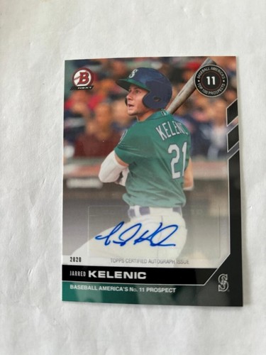 2020 Topps Bowman Next #T18A Jarred Kelenic Seattle Mariners AUTO ...