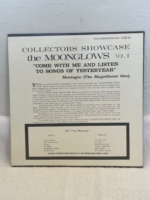 The Moonglows Vol. 2 Collectors Showcase - Constellation CS-2 | eBay