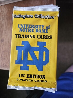 University of Notre Dame 1990 Collegiate Collection Trading Cards 1st ...