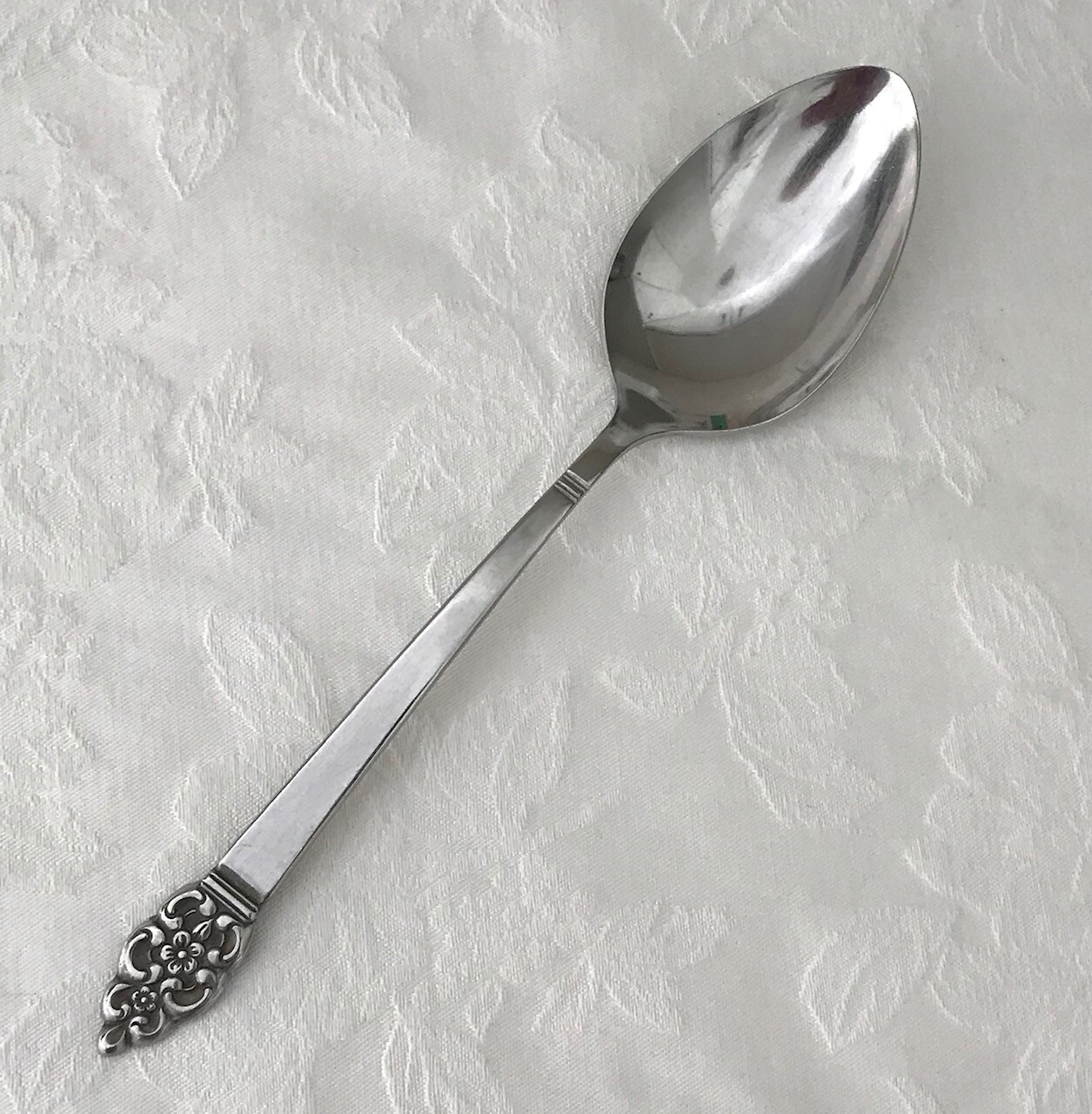 Oneida ONEIDACRAFT Deluxe NORDIC CROWN SERVING SPOON Stainless USA | eBay