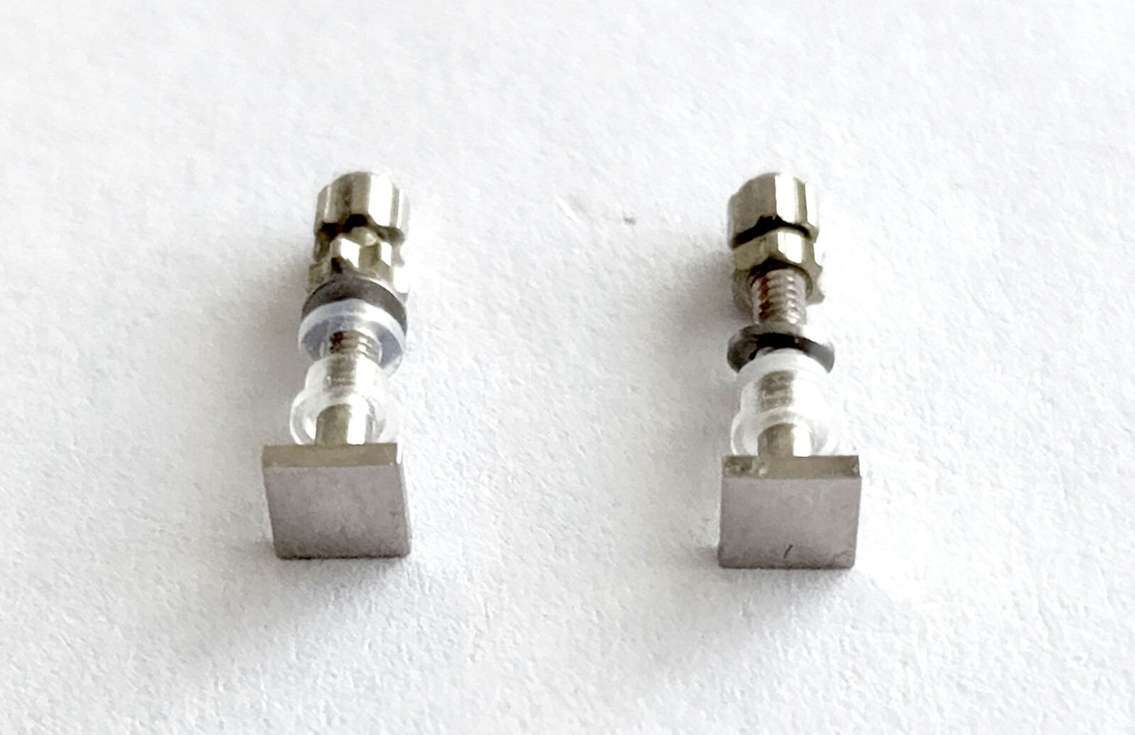 NEW! Cartier Square Screws Set - Big Size - Gold/Silver - 1 Set/2 Pices ...