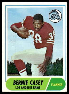 1968 Topps Bernie Casey * Los Angeles Rams #28 | eBay