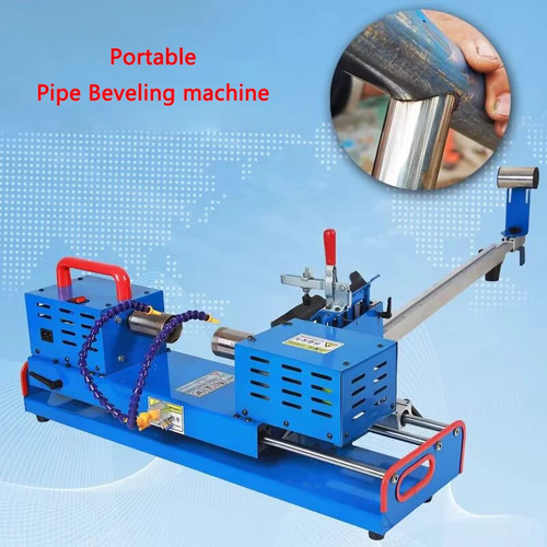 Sliding Electric Stainless Steel Pipe Grinding Beveling Machine Stair ...