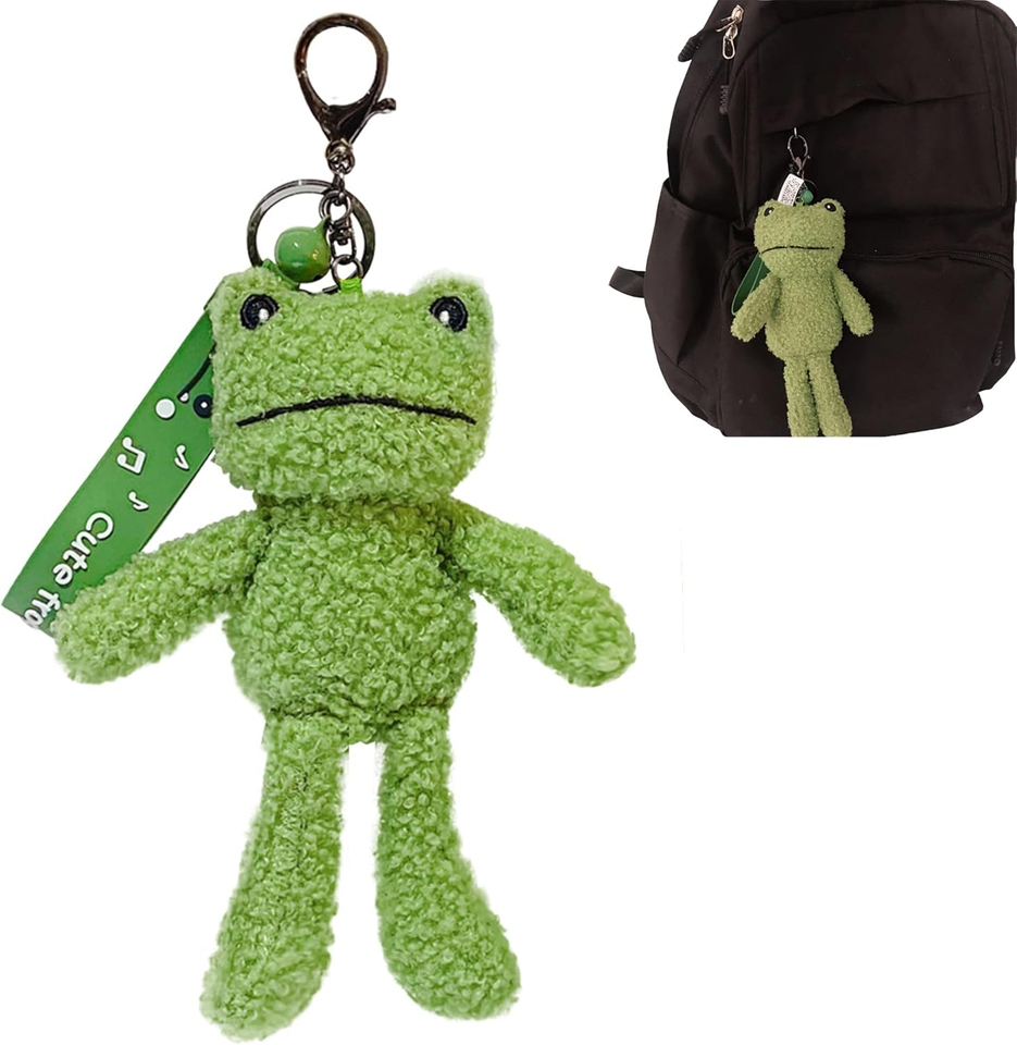 Cute Keychain Frog Plush Keychain Accessories Kawaii Keychains for ...