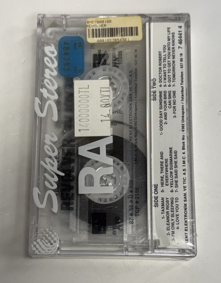 THE BEATLES - REVOLVER (1992) SEALED CASSETTE MADE IN TURKEY | eBay