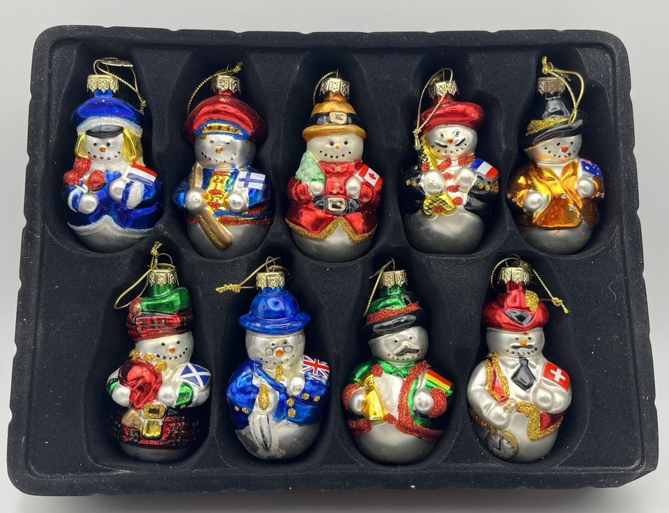 Thomas Pacconi Classics 2003 Christmas Ornament Collection 18 Snowmen ...