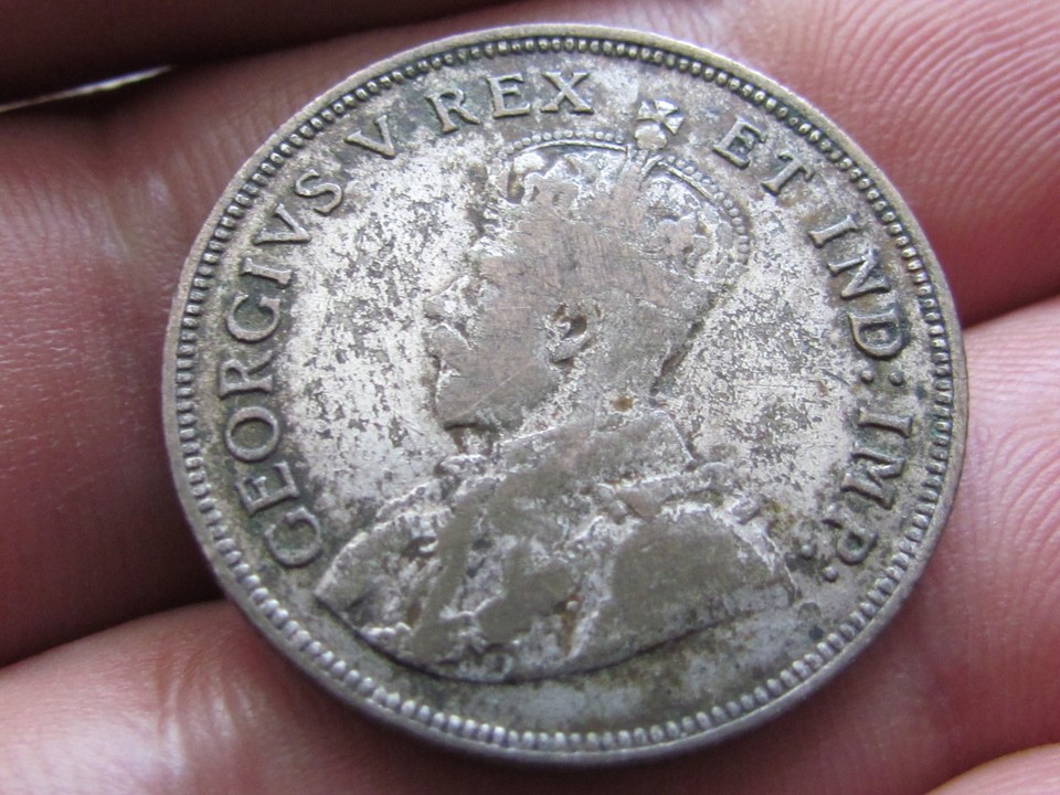 EAST AFRICA BRITISH GEORGE V ( 1921 RARE ) ONE SHILLING HIGH ...