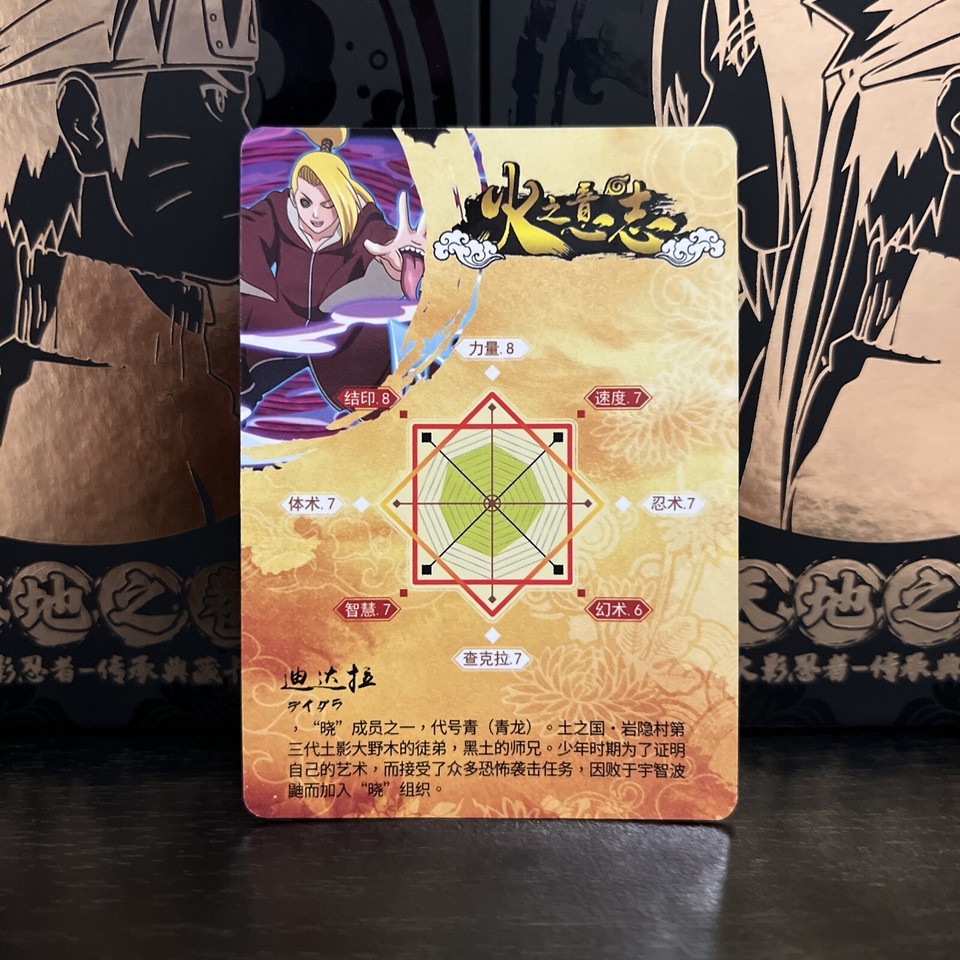 Naruto Trading Card Beautiful Rare UR Deidara Card | eBay