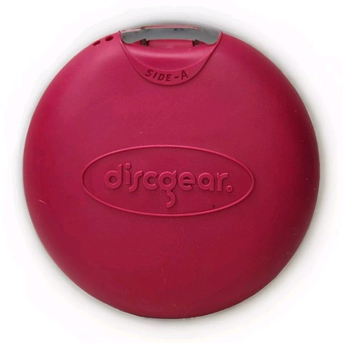 20 CD DVD Holder Travel Case Storage Pink Magenta Discgear SideA And ...