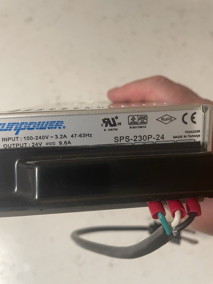 SUNPOWER SPS-230P-24 OUTPUT 24V 9.6A DC POWER ADAPTER SUPPLIES | eBay