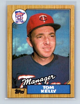 1987 Topps #618 - Tom Kelly - MANAGER | eBay