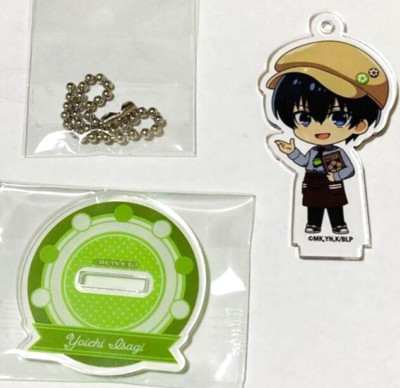 Blue Lock Animax Cafe Mini Acrylic Stand Figure Yoichi Isagi Soccer ...