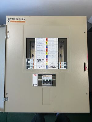 Merlin Gerin Mg6p6 Board. Tested Working. 3 Phase. Steel. Painted - See ...