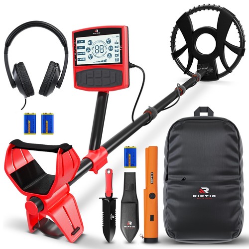 Metal Detector for Adults with Pin Pointer - Waterproof Metal Detector ...