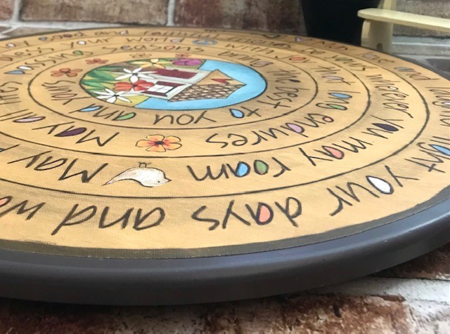TABLE TALK 18" LAZY SUSAN 2015 STUDIO BY DEMDACO FROM ARTIST SHARON ...