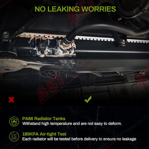 Aluminum Core Radiator For Mitsubishi Canter FE636 4D35 FE638 1993-On ...