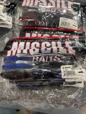 Missile Baits Serious Soft Plastics D Bomb Bruiser Qty 6 New In Package | eBay