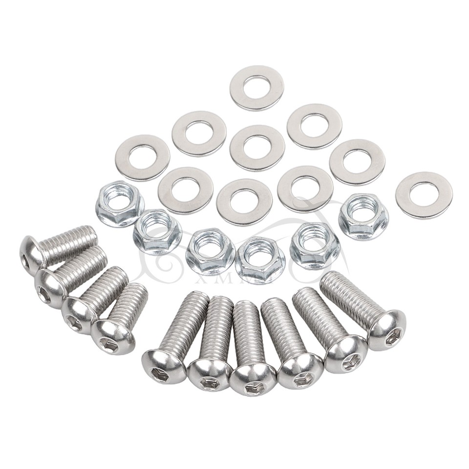Rear Fender Strut Bolt Kit for Harley Davidson 00-02 FXST FLST Heritage ...