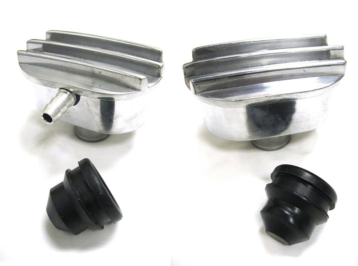 Small Block Chevy FINNED Aluminum Engine Dress up Kit Covers Air ...