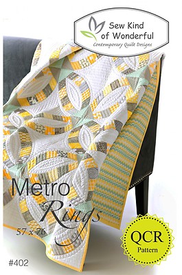 Metro Rings Quilt Pattern ~ Sew Kind of Wonderful ~ uses QCR Quick ...