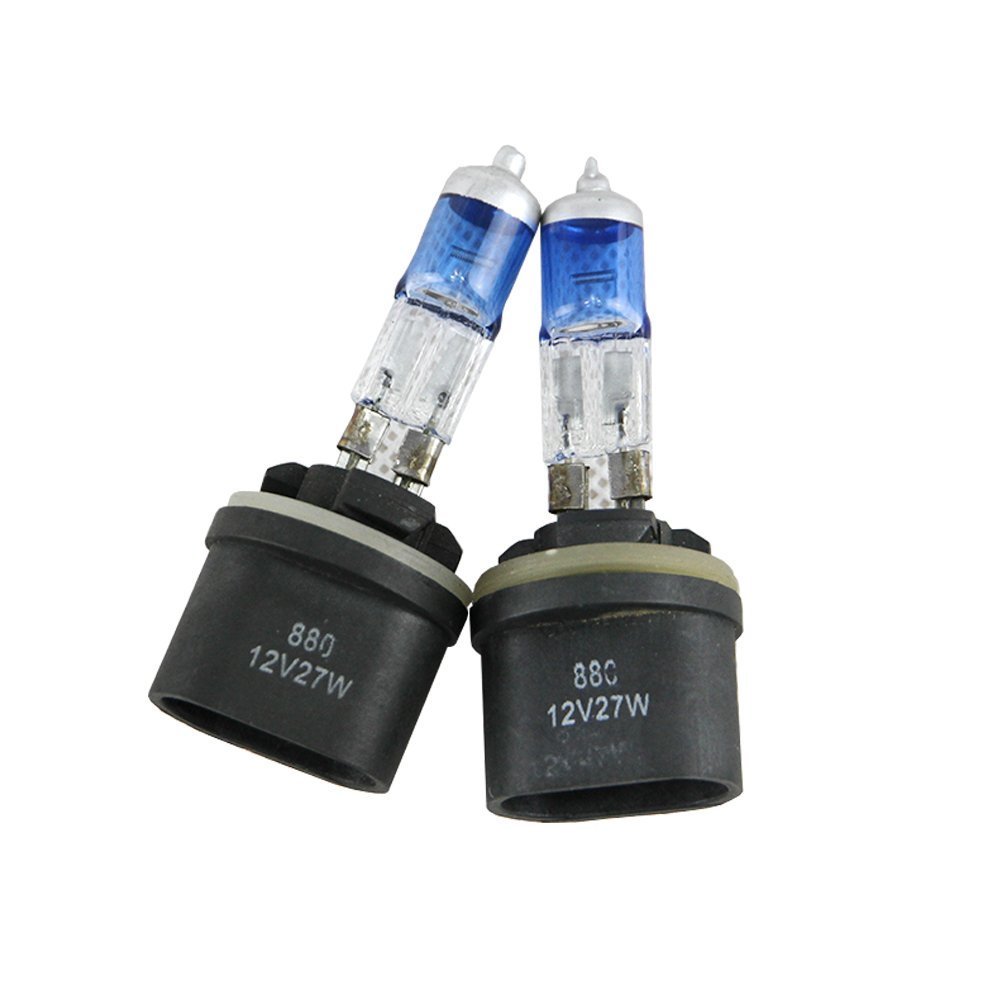2pc 880 12V 27W Halogen Xenon Headlight 885 889 893 Super White Fog ...