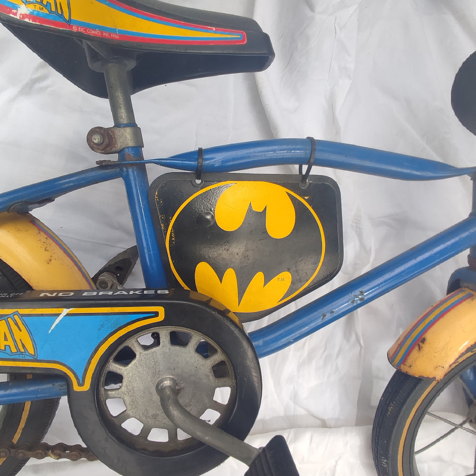 VINTAGE ORIGINAL AMF BATMAN BATBIKE JUNIOR BIKE BICYCLE 1979 DC COMICS ...