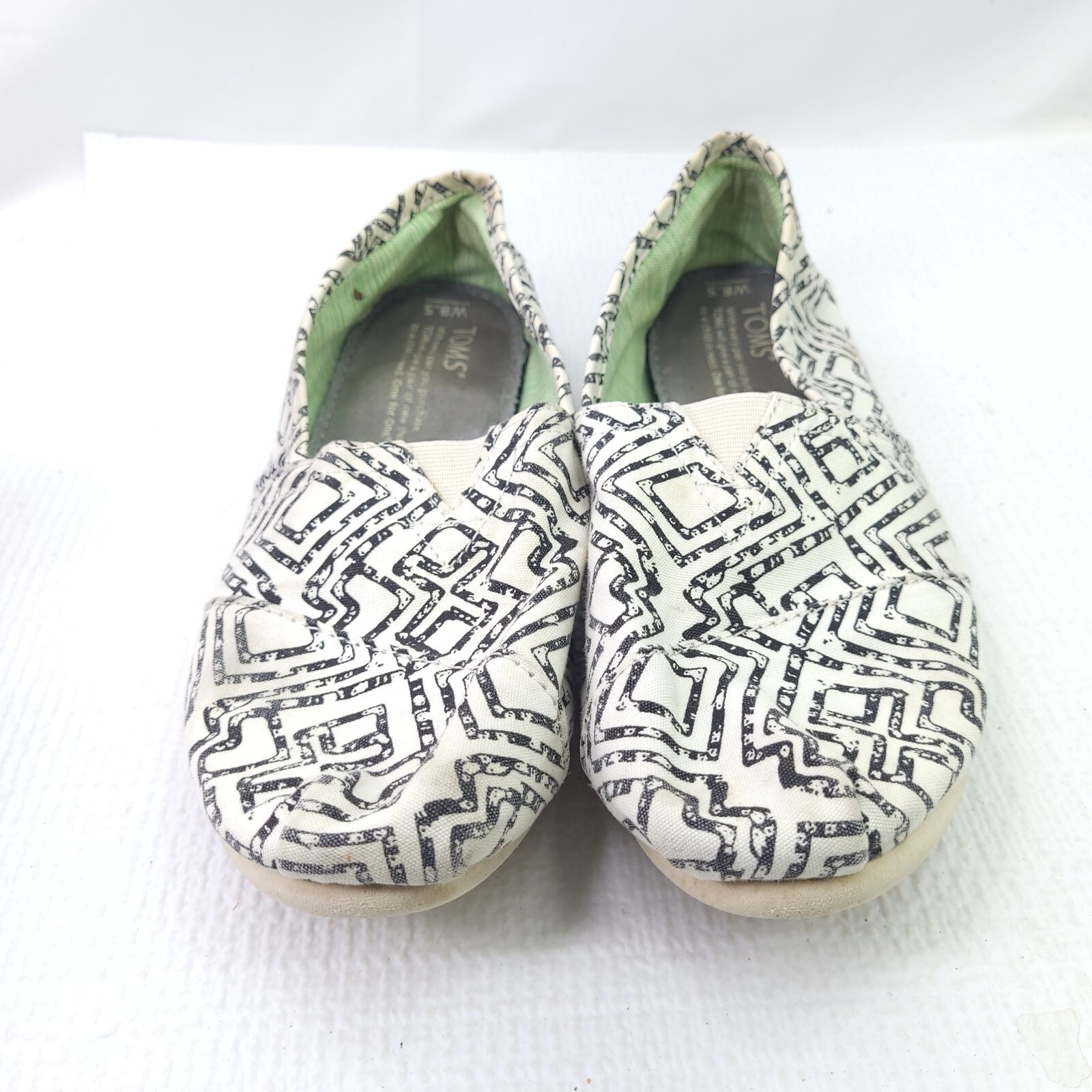 Toms Alpagata Aztec Print Slip On Flats Wrap Style Li… - Gem