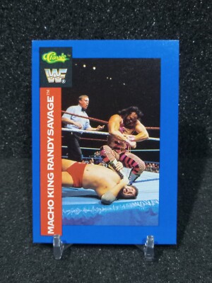 Macho Man Randy Savage - Classic WWF WWE 1991 - Wrestling Card #148 | eBay