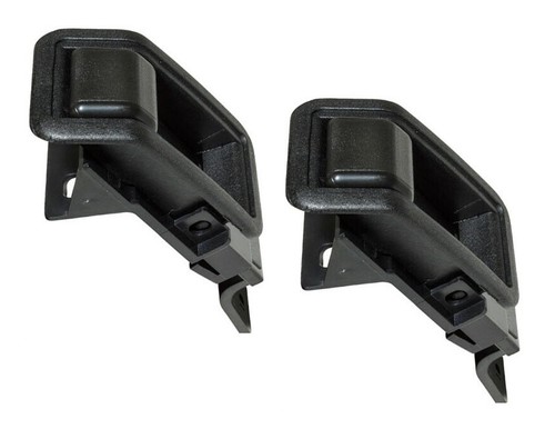 LAND ROVER DEFENDER 1983-2016 SET OF 2 DOOR LOCK BUTTON BLACK PLASTIC ...