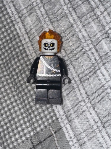 LEGO Minifig Ghost Rider, Johnathon 'Johnny' Blaze - White Head, SH0267 ...