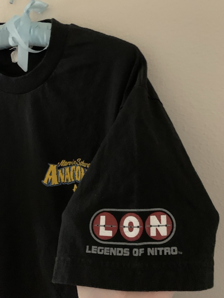 L Marvin Schwartz Anaconda T-shirt AA/FD Drag strip Racing Car Legends ...