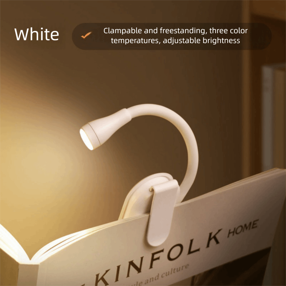 Mini Reading Book Light Dimmable Led Book Lamp Clip-on Night Lights ...