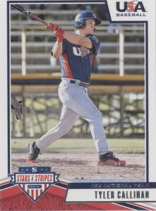 2019 Panini USA Baseball Stars & Stripes - Tyler Callihan #30 (RC) for ...