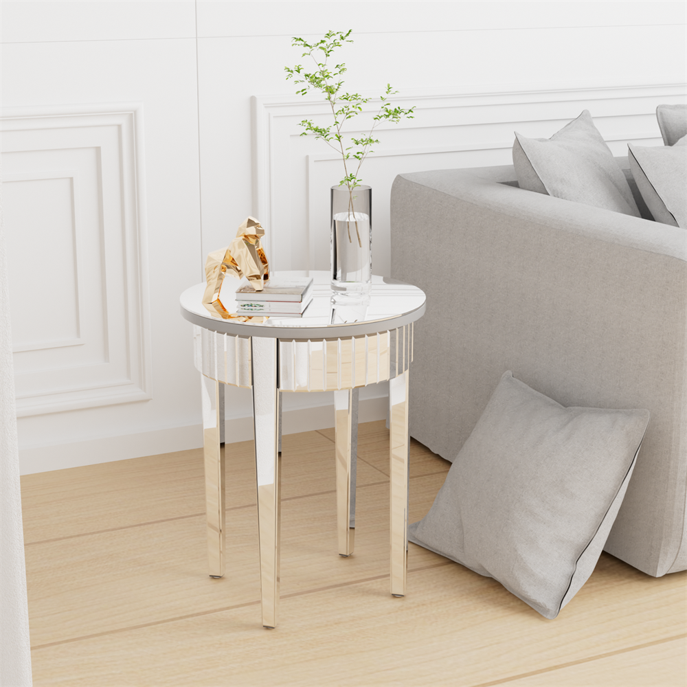 Mirrored Side Tables Under 100 Mirrored Side Tables | Small & Modern