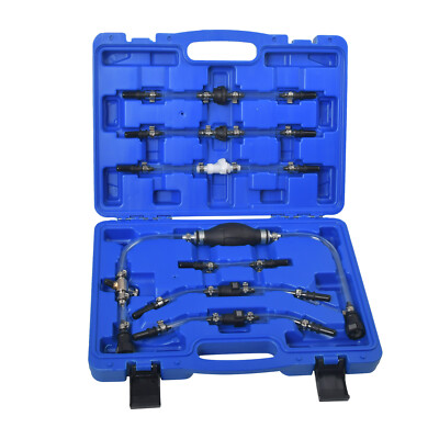 Car Diesel Engine Fuel Primer Priming & Bleeding Tool Kit Male Female ...