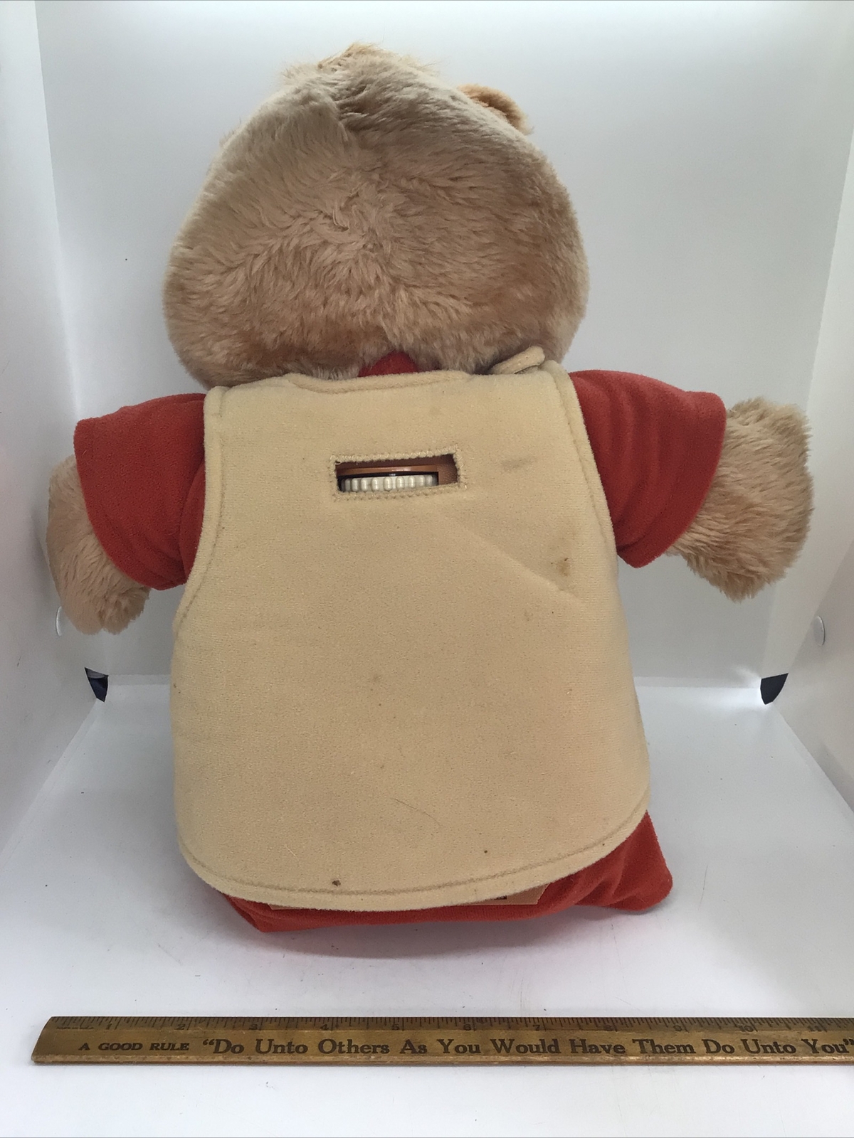 Teddy Ruxpin Bear 1985 Vintage Worlds Of Wonder WOW - For Parts or ...